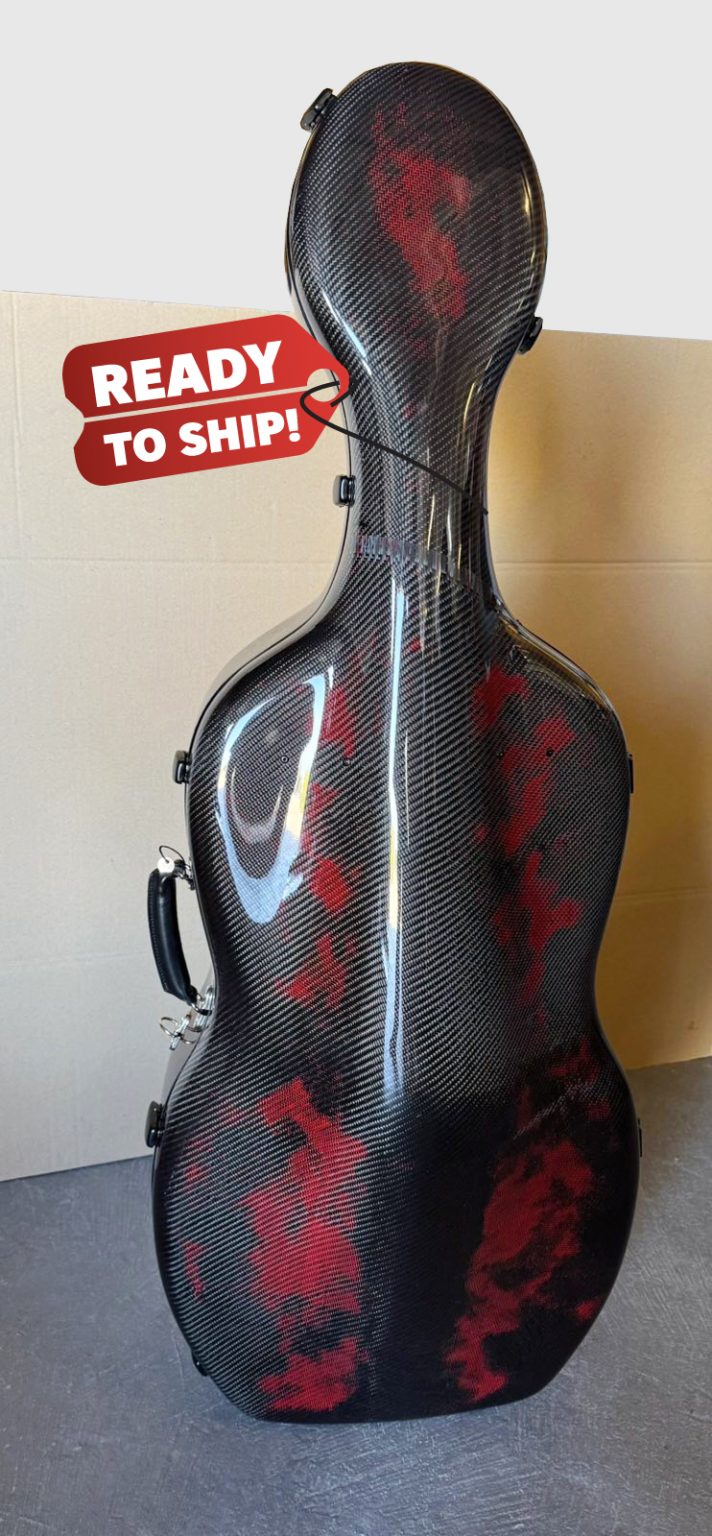 Cello large 2.8 red 3D - accordcase.com
